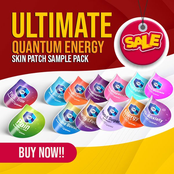 Ultimate Quantum Energy Skin Patch Sample Pack | QE Strong
